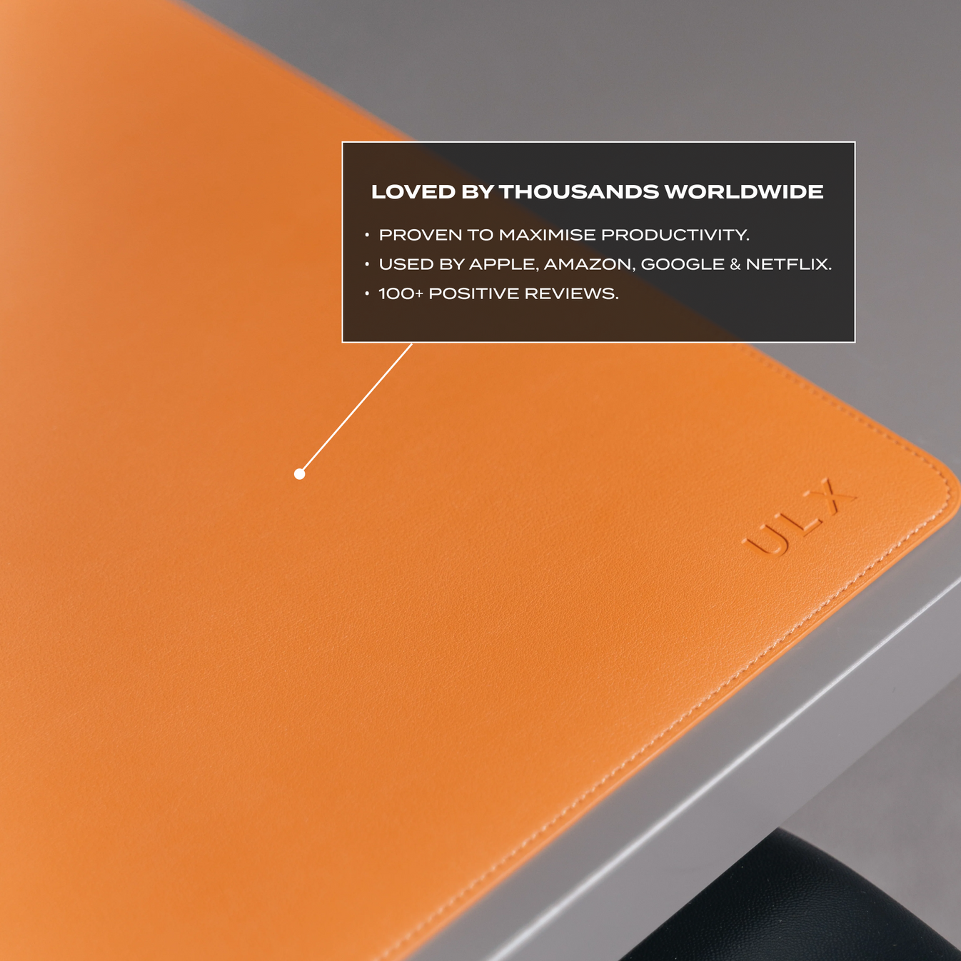 ULX Minimalist Desk Mat | Brown