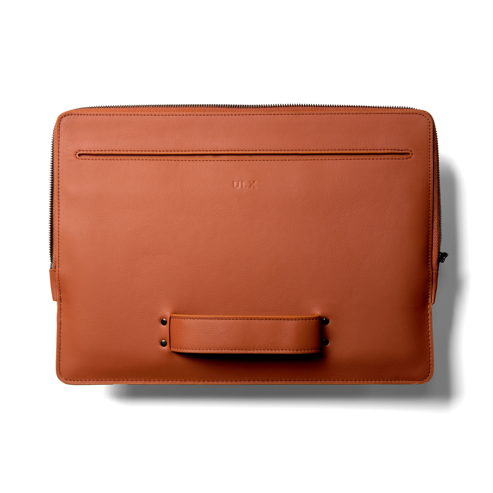 Minimal Leather MacBook Sleeve - Brown – ULX
