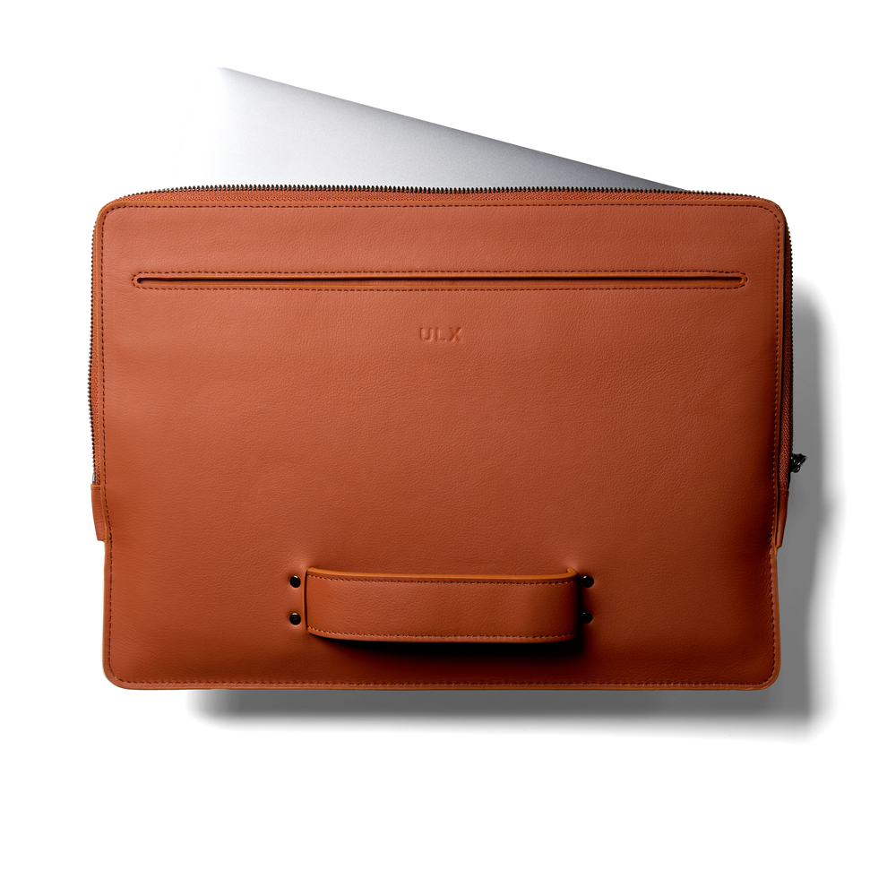 Minimal Leather MacBook Sleeve - Brown – ULX